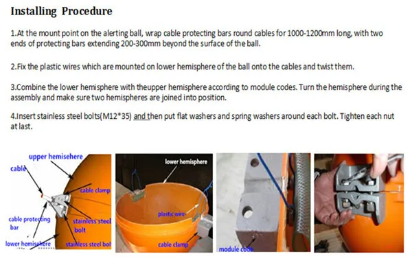 Aircraft Obstruction Frp Ball Aviation Fiberglass Warning Sphere - Buy ...