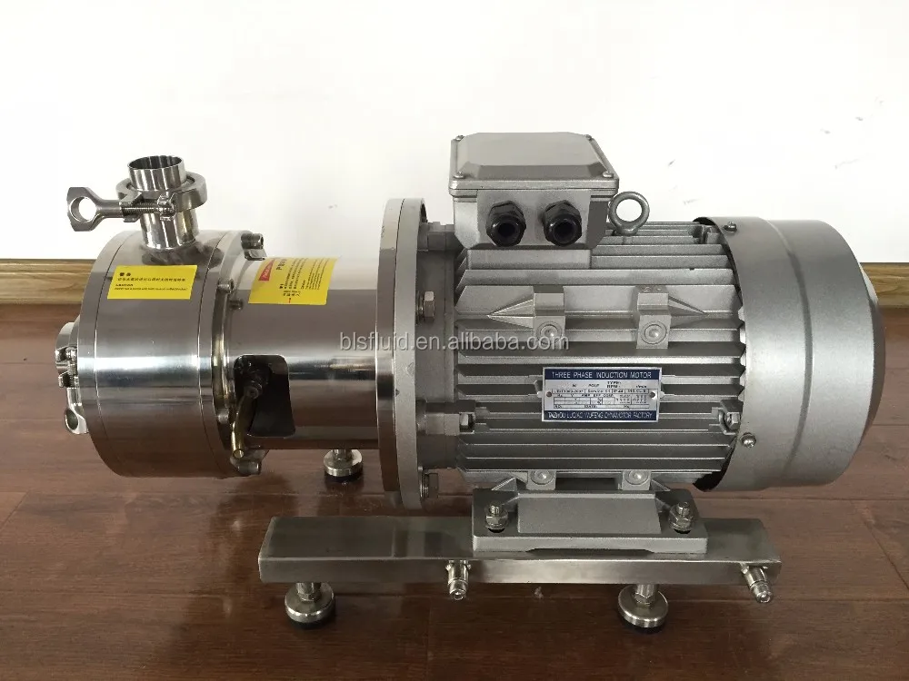 High Shear Dispersing Emulsion Pump for Liquid Chocolate Spread