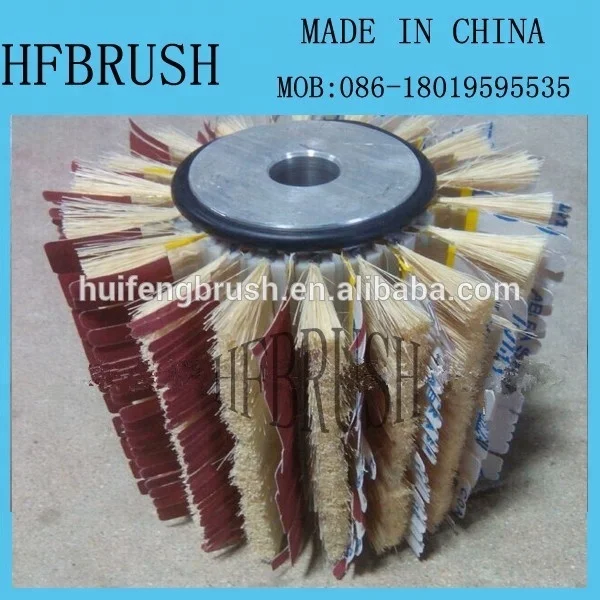 Sisal Brush Roller for Sanding Machines - 2" Diameter Industrial Brush ...