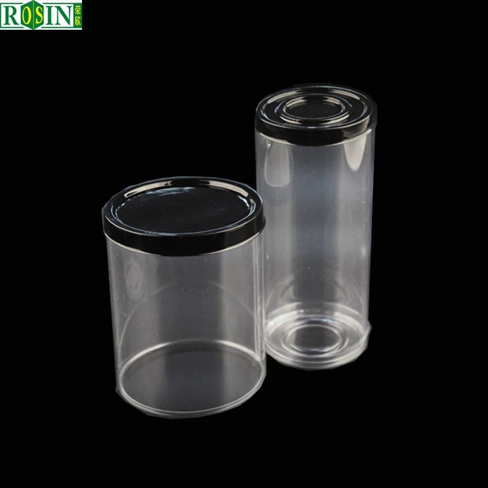 Wholesale Plastic Pvc Pet Clear Tube Plastic Cylinder With Flat Lid ...