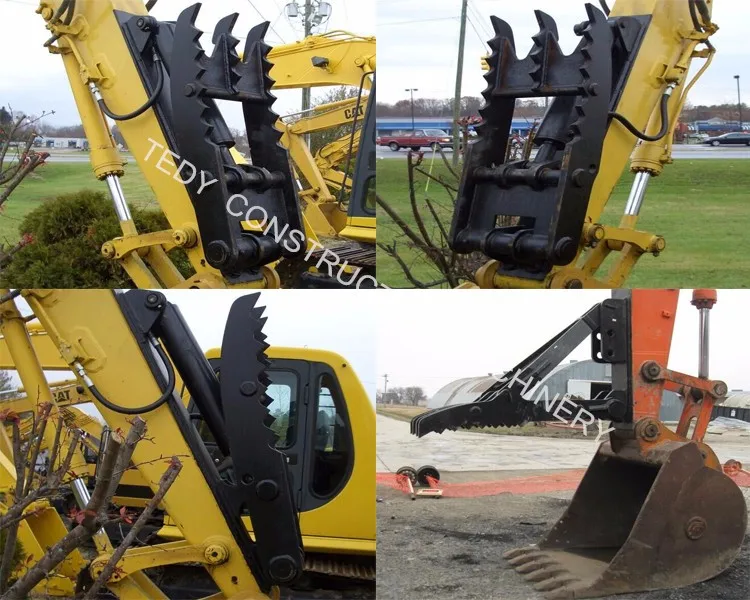 Mini Excavator Attachment Hydraulic Thumb Bucket Excavator Thumb Grab ...