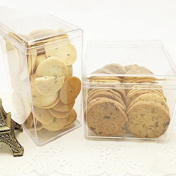Plastic Small Biscuit Cookie Packaging Container Box - Buy Biscuit ...