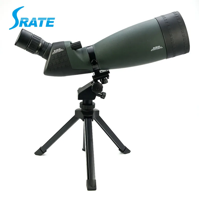 25-75X100 big powered Zoom lens with big eye piece spotting scope ...