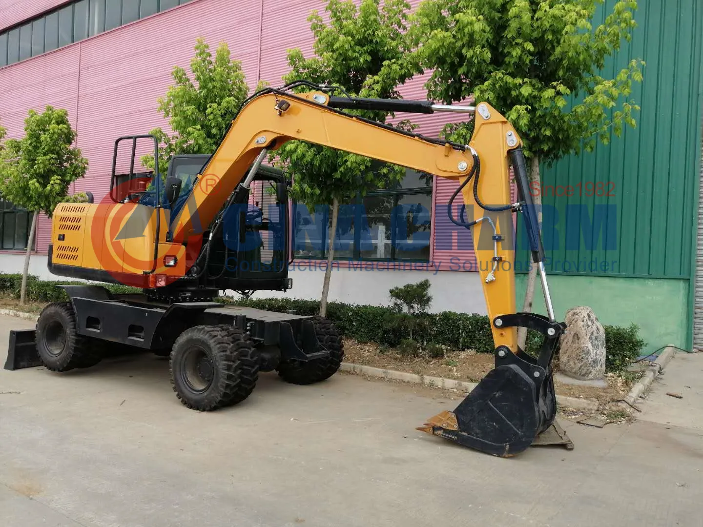 Factory Support Kubota165-5 Crawler Type Small Backhoe Maximum Power 35 ...