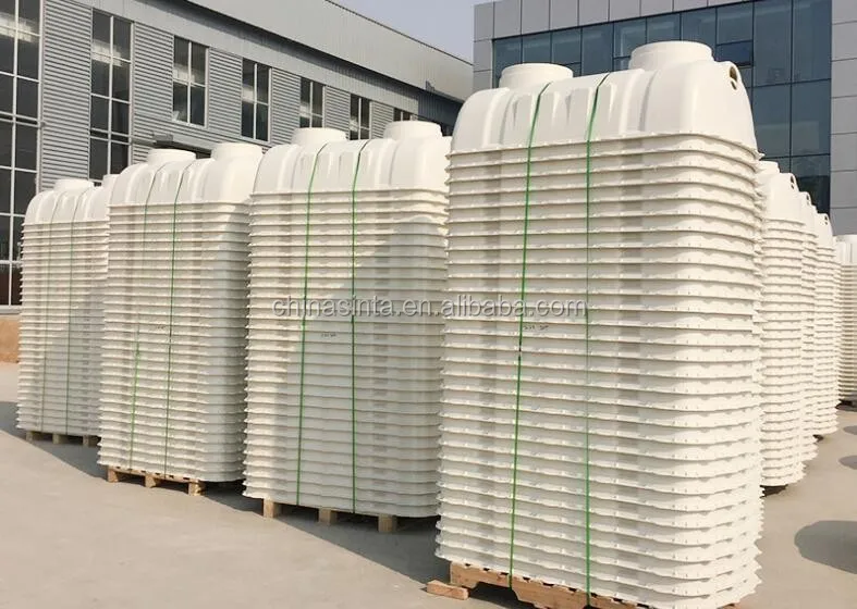 1000L 1500L 2500L Sewage Treatment - Stackable Plastic Tanks