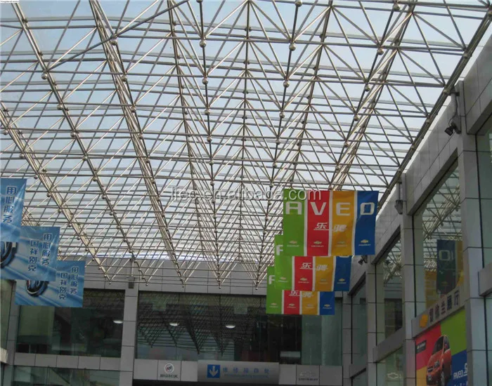 Struktur Baja Bingkai Ruang Atap Kaca Atrium - Buy Atrium Atap,Bingkai ...