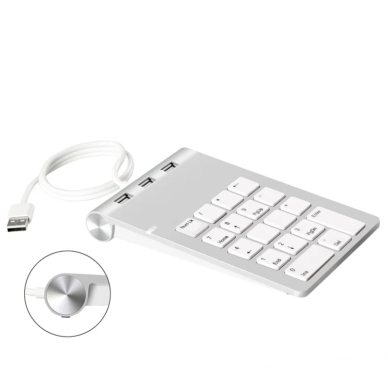 Mini Keyboard USB Keyboard Laptop 18 Keyboard Wired Numeric Keypad