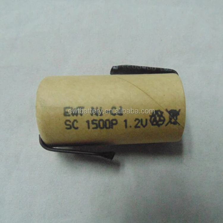 Ni-cd Sc1500mah 충전식 배터리 1.2v Ni-cd 서브 C 배터리 - Buy Ni-cd Sc1500mah 충전식 배터리,1.2 볼트 니켈 Cd Sc 충전식 ...