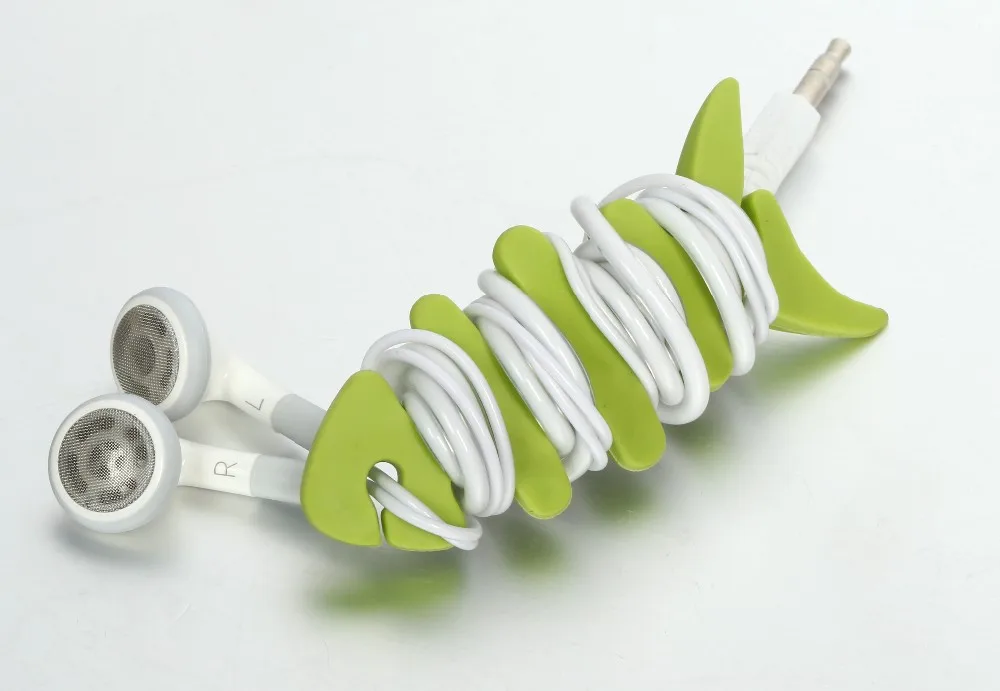 Promotional Gifts Plastic Cable Winder For Pc Tv Wires Colorful Tpr ...