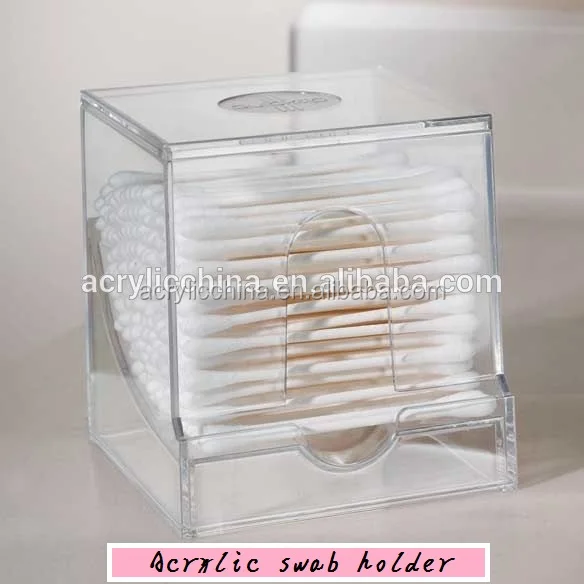 New Design Acrylic Cotton Swab Holder/acrylic Swab Dispenser/acrylic ...