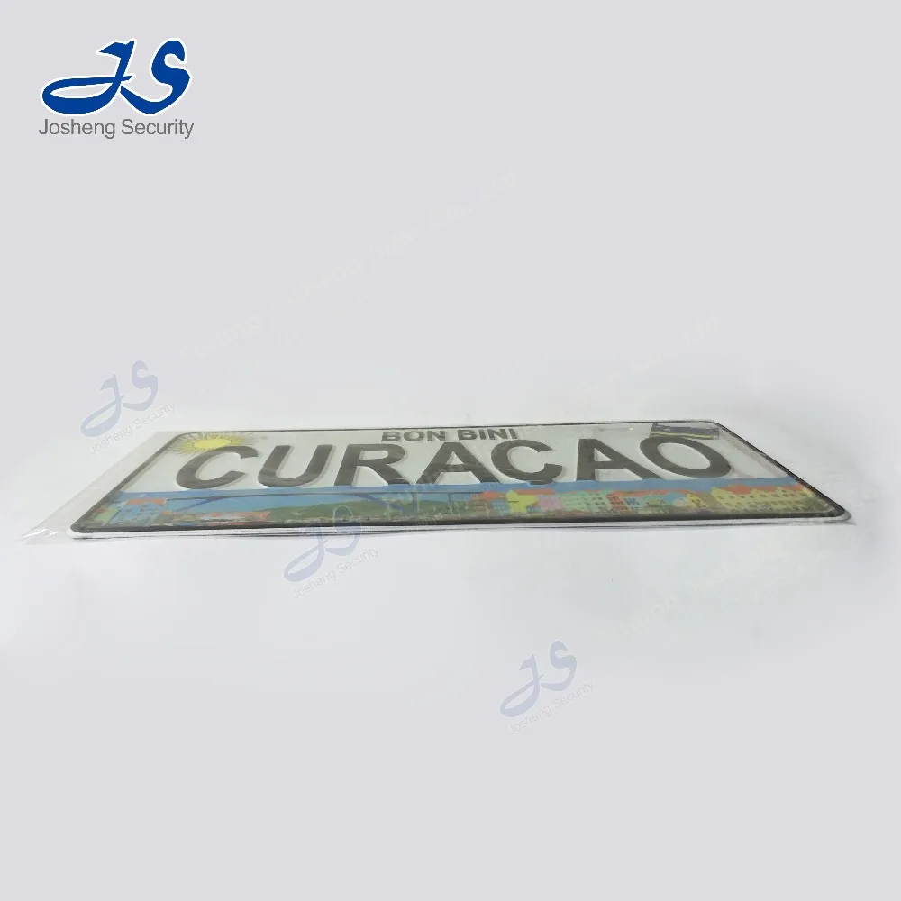 Aluminum Vehicle License Plate for Curacao - Custom Design with ...