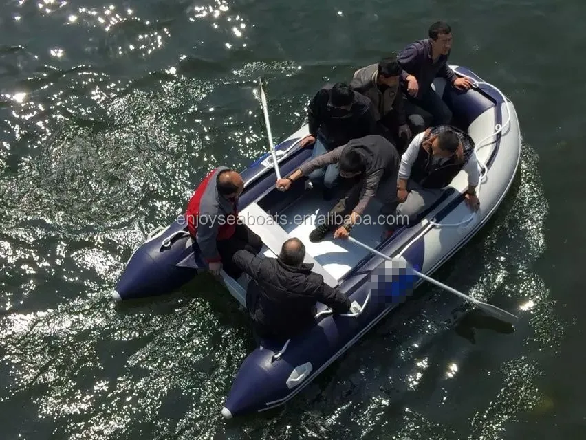 8 Person Heavy Duty Inflatable Boat - Rescue & Adventure
