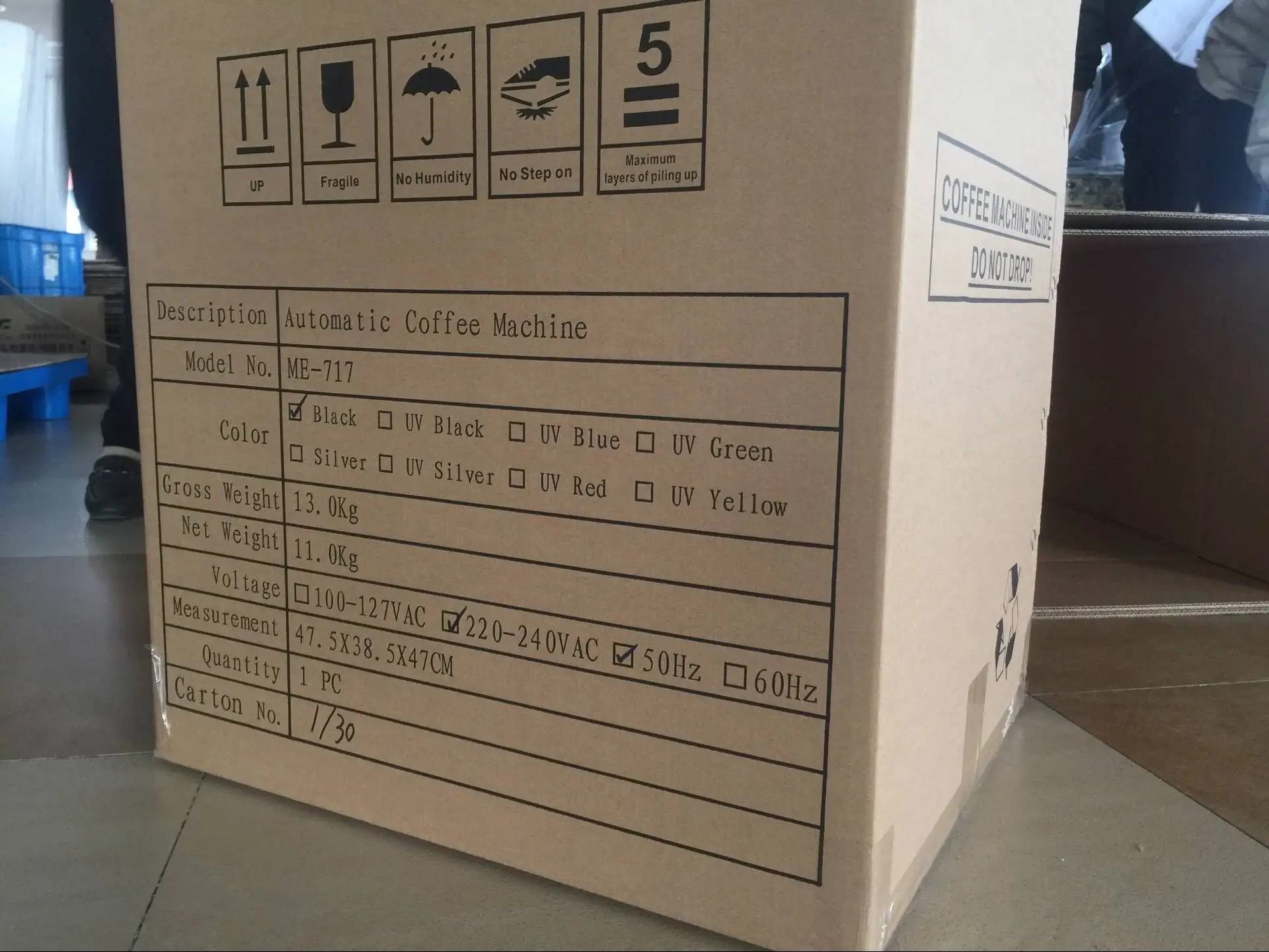 7'' Full Graphic Display And 18 Coffee Recipe Books One Touch Fully ...