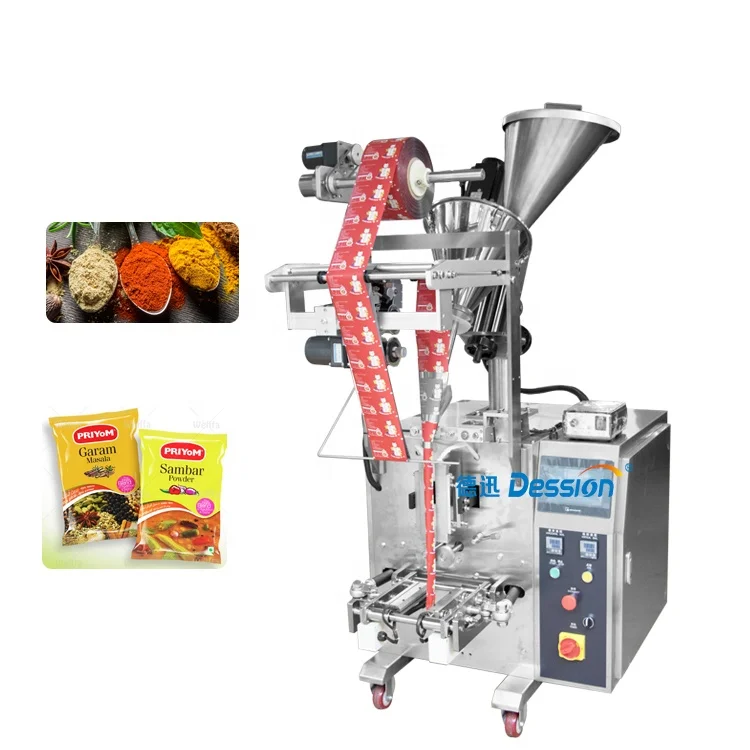 Automatic spice grinding and packing machine for filling packaging ...