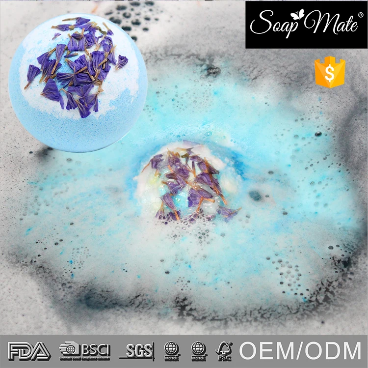 Natural Moisturizer Organic Bath Bomb 12pcs Flower Bath Fizzer Gift Box ...