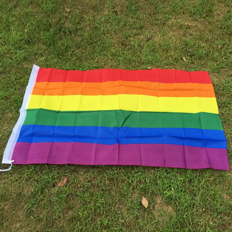 LGBT Flag 3x5ft Rainbow Flag Polyester Custom Size Pride