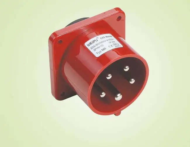 5 Pin 63A 3 Phase Electrical Plugs - Reliable Power Supply