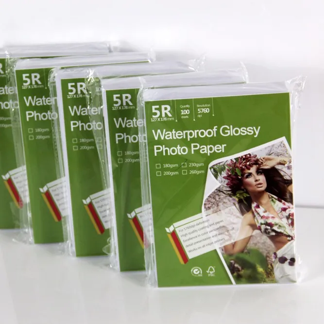 Yesion 115gsm~260gsm Inkjet Photo Paper,3r 4r 5r Glossy Photo Paper ...