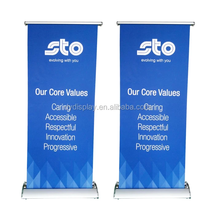 Custom Aluminium High Quality Poster Display Stand Digital Printing ...