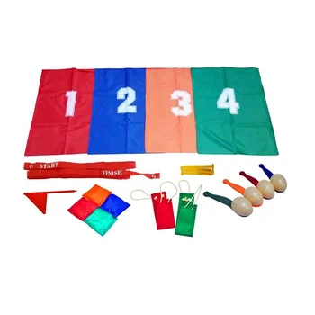 4 In 1 Party Game Set Fun Outdoor Games Sack Jumping Race Bags For Kids ...