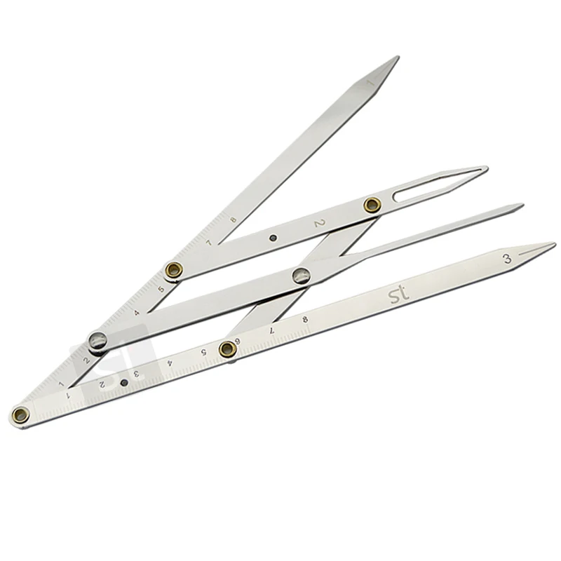 Stainless Steel Eyebrow Microblading Ruler Permanent Measure Calipers ...
