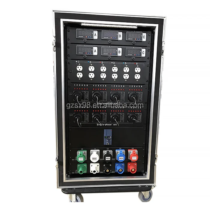 3 Phase 208v Power Distro Socapex Breakout Power Supply Box - Buy Power ...