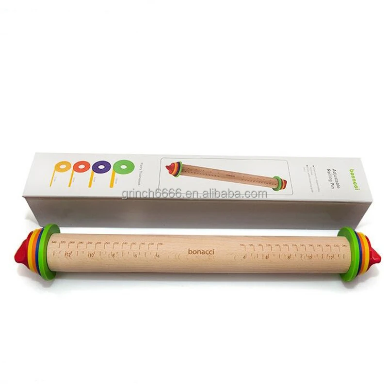 Alibaba.com: Adjustable wooden rolling pin and cookie cutter set for ...