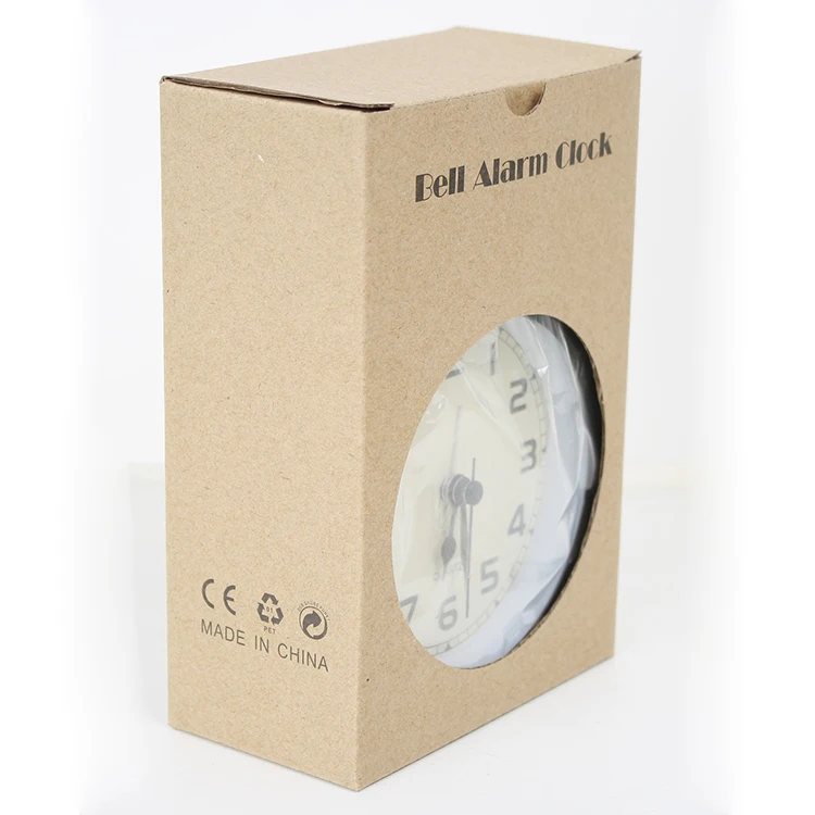 3d Plastic Number Big Number Metal Round Twin Bell Alarm Clock With ...