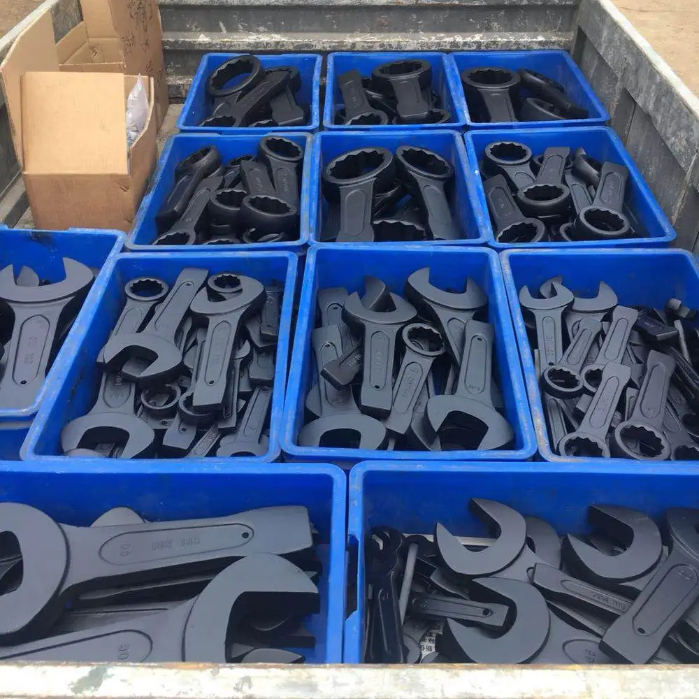 Slogging Ring Spanner Hammer Closed Wrench Striking Box End Carbon ...