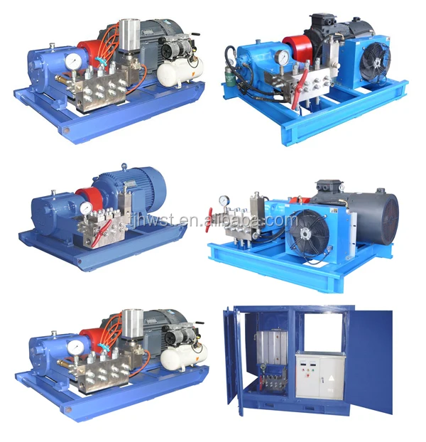 Water Injection Pump Unit High Pressure Water Cutting Concrete Pump For ...