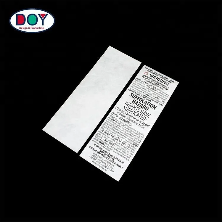 Waterproof Custom Offset Printed Tyvek Paper Labels for Gifts & Crafts, OEM