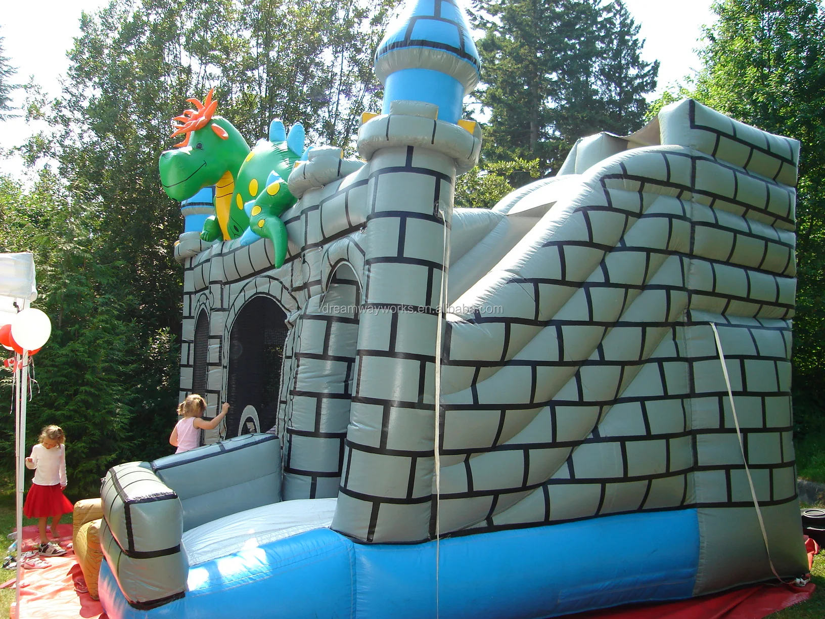 2024 New Inflatable Mini Bouncer,Inflated Bouncer 7x3,High Quality 3 In ...