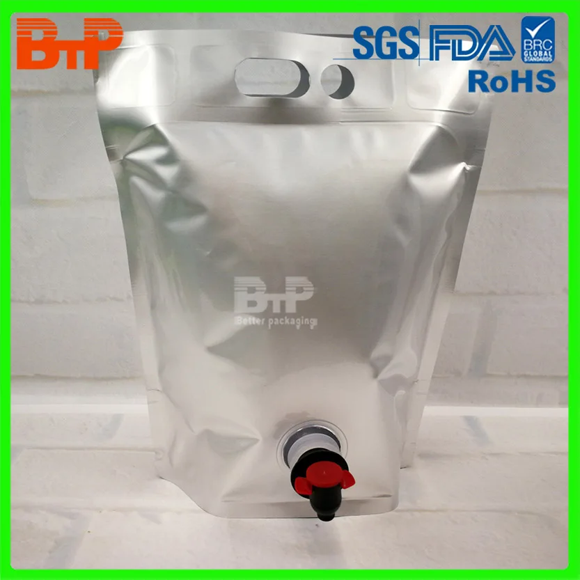 3L 5L 10L Beverage Aseptic BIB Bag in Box with Aluminum Foil