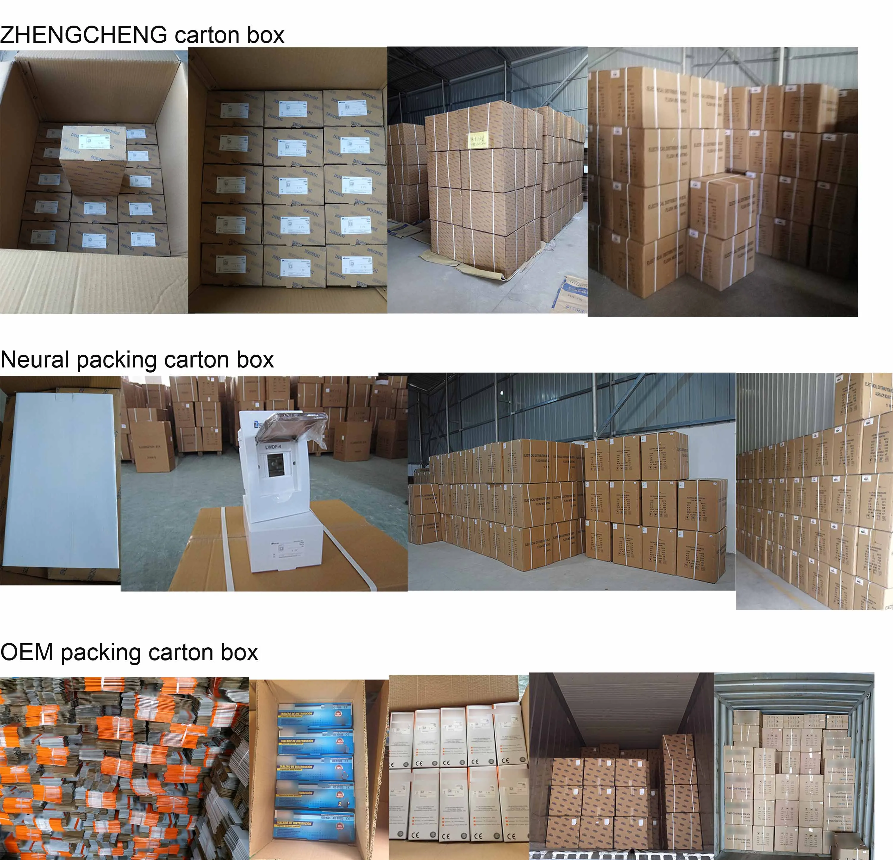 Zcebox Plastic Electrical Distribution Box Series Waterproof ...