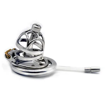 Frrk 5,3 Cm Schloss Penis In Käfig Metall Keuschheits Cock Cage Keuschheit Käfig Mit Cock Ring ...