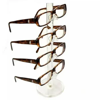 Acrylic Counter Lock Case Spectacles Cabinet Shelf Plexiglass Eyeglass ...
