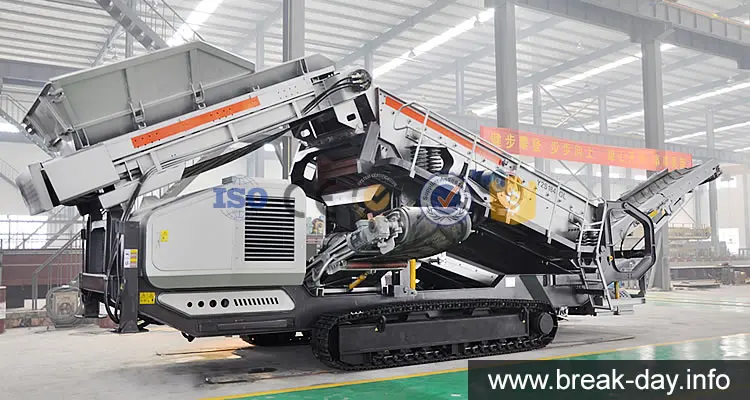 Crawler Type Granite Limestone Mobile Crushing & Screening Plant ...