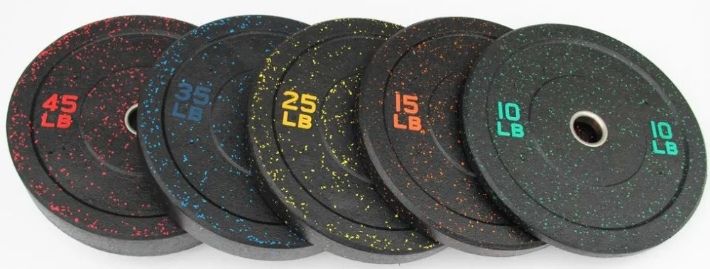 Premium Black Color High-temp Crumb Rubber Bumper Plates For Power ...