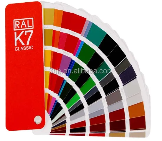 Coating Powder Color Guid Chart Ral K7 Color Card - Buy Ral K7 Color ...