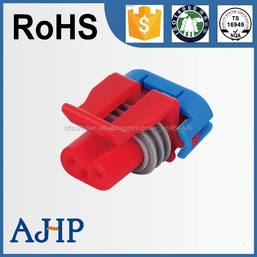 2 Pin Femmina Auto Connettore Impermeabile Elettrico Per Delphi ...