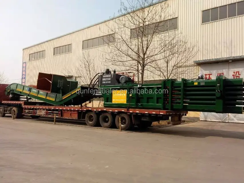 Hydraulic Wood Shavings Baler Sawdust Packing Hydraulic Cotton Baler ...