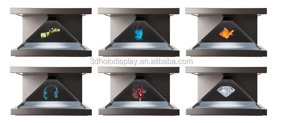 270 Degrees 22 Inch Indoor 3d Hologram Interactive Holographic Touch Screen Holobox Display ...