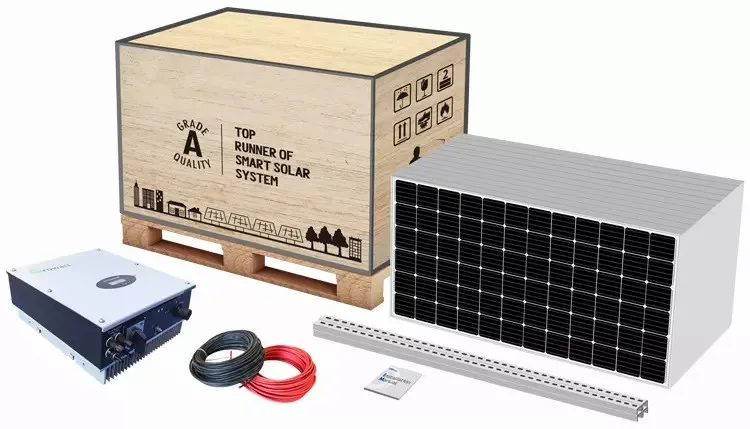 Solar Panel System 5kw 10kw 15kw 5000w Solar Photovoltaic System 5kw ...
