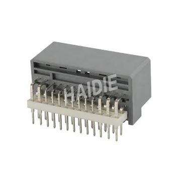 26 Pin Gray Male Pcb Blade Wire Electrical Automotive Connectors 175571 ...