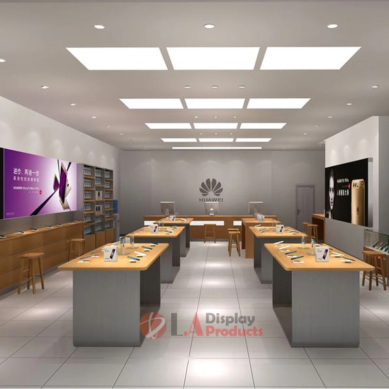 Stainless Steel Mobile Phone Display Tables - Durable & Stylish