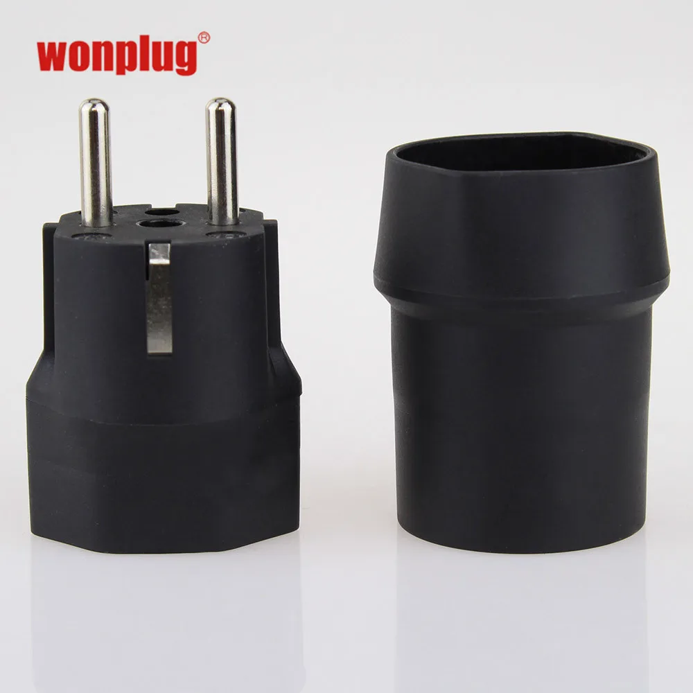 For Wonplug New for Swiss Euro Travel Adapter Converter 4.8 mm Plug ...