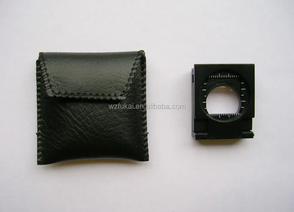 Th-9007a Zinc Alloy Magnifiers Folding Metal Fabric Pocket Magnify ...