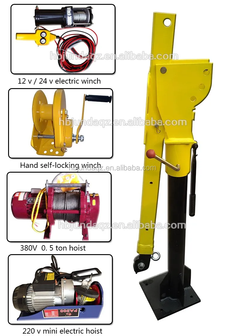 Lifter DC12V/24V/220V 500kg 800kg 1000kg Small Lift Truck Crane Cheap ...