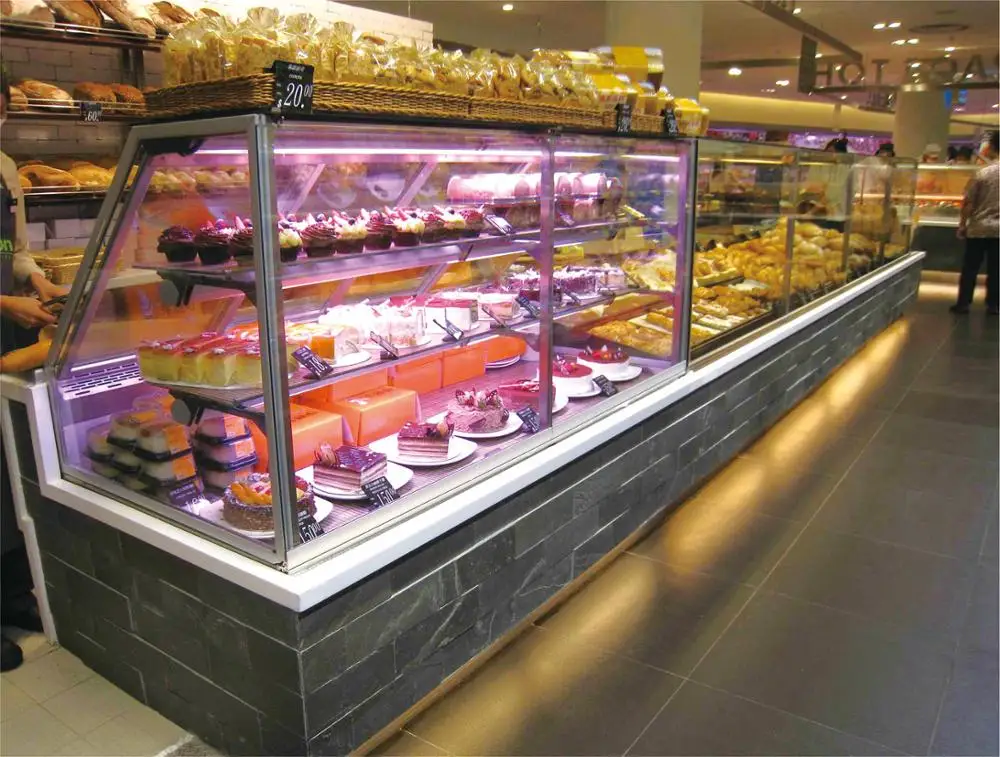 Commercial Display Freezer Cooling Display Cabinet Butcher Refrigerator ...