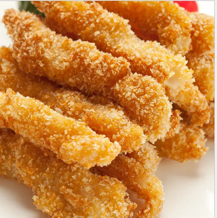 Industry Beef Chicken Fingers Fish Cutlet Flouring Machine/crunchy ...